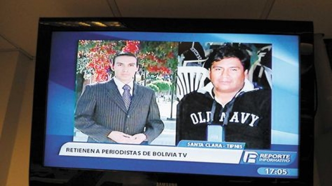 Fueron liberados un reportero y camarógrafo de canal 7 retenidos en ...